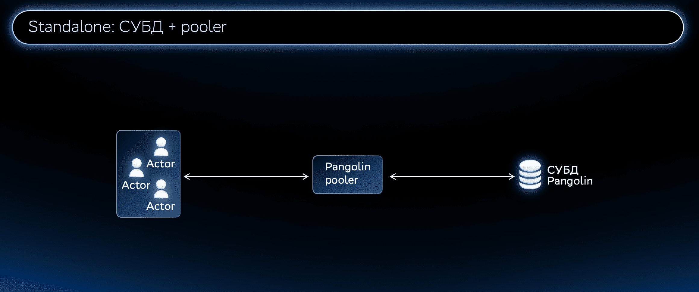 Выбор способа установки СУБД Pangolin - Platform V Pangolin DB