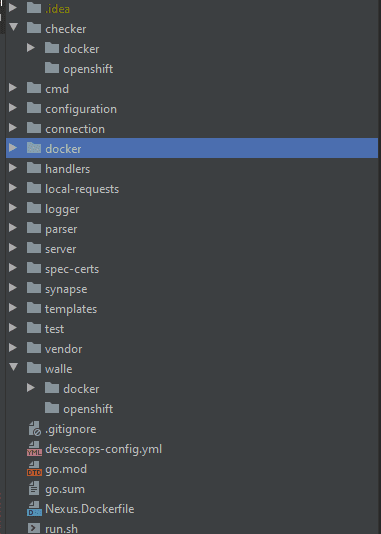 Сборка подсервисов использующих код основного сервиса - DevOps инструменты Service Mesh